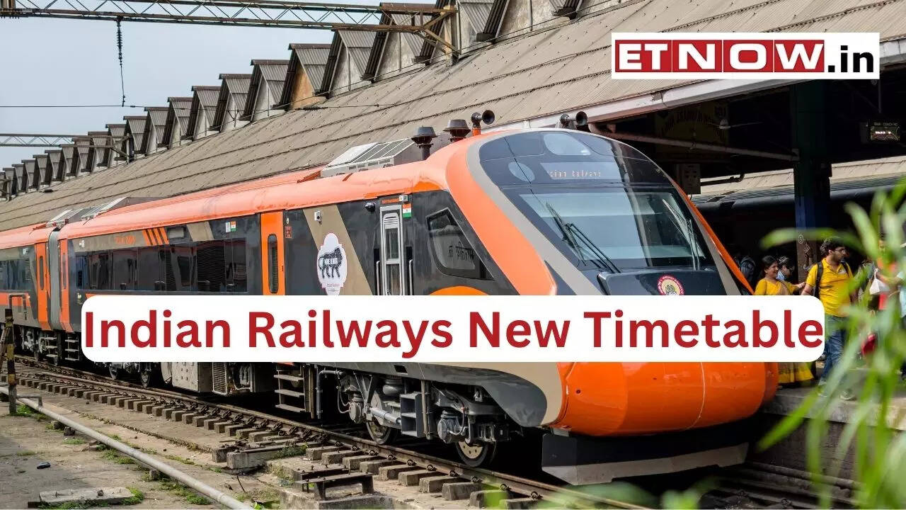 Indian Railways New Timetable July 2024: Check latest update - News ...