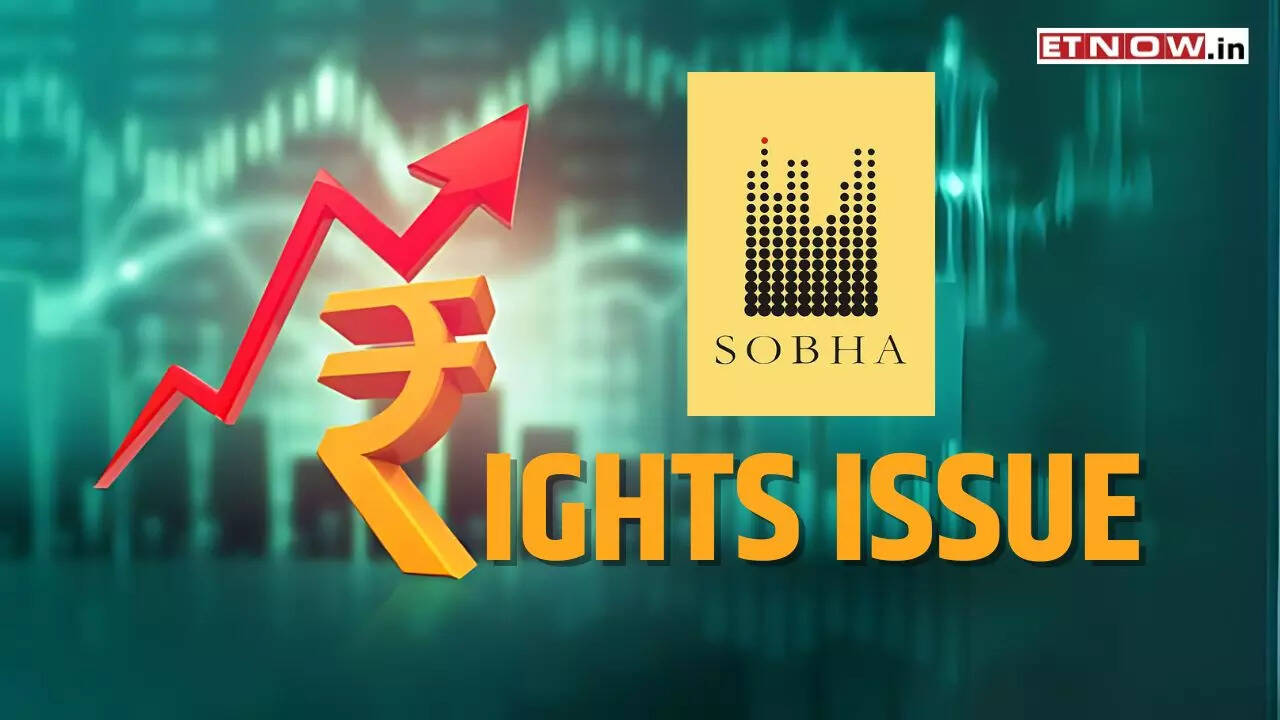 Rs 2000 crore fundraise: Sobha rights issue date, price, ratio - Check all details | Markets ...