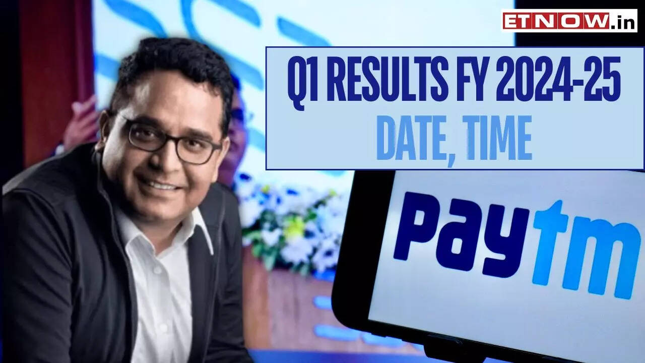 Paytm Q1 Results FY 2024-25 Date, Time: Vijay Shekhar Sharma's One97 Communications' quarterly ...