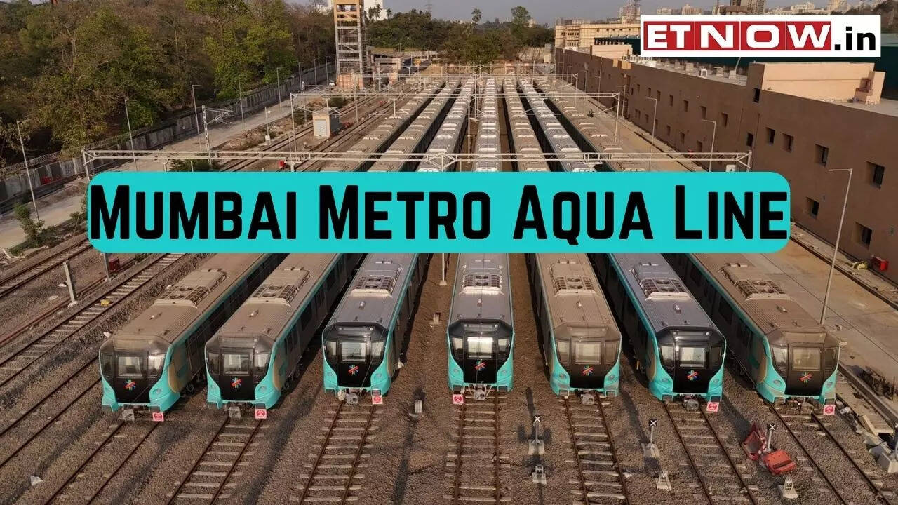 Mumbai Metro: Train operations on Aqua Line to begin soon - Launch date ...