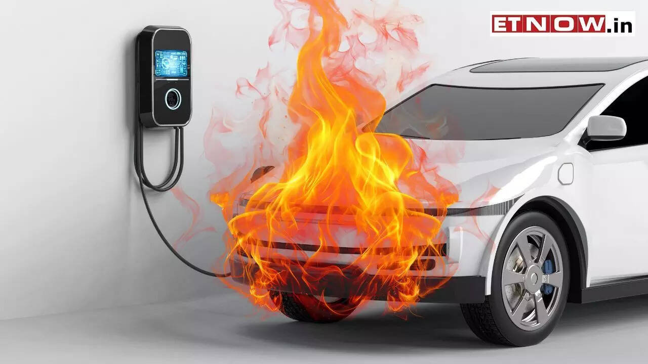 Massive blaze! Mercedes-Benz EV car fire damaged about 140 cars? - Auto ...