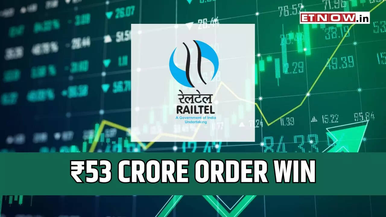 RailTel Share Price Today: Railway PSU zooms on securing new order worth Rs 53 cr - Markets | ET Now