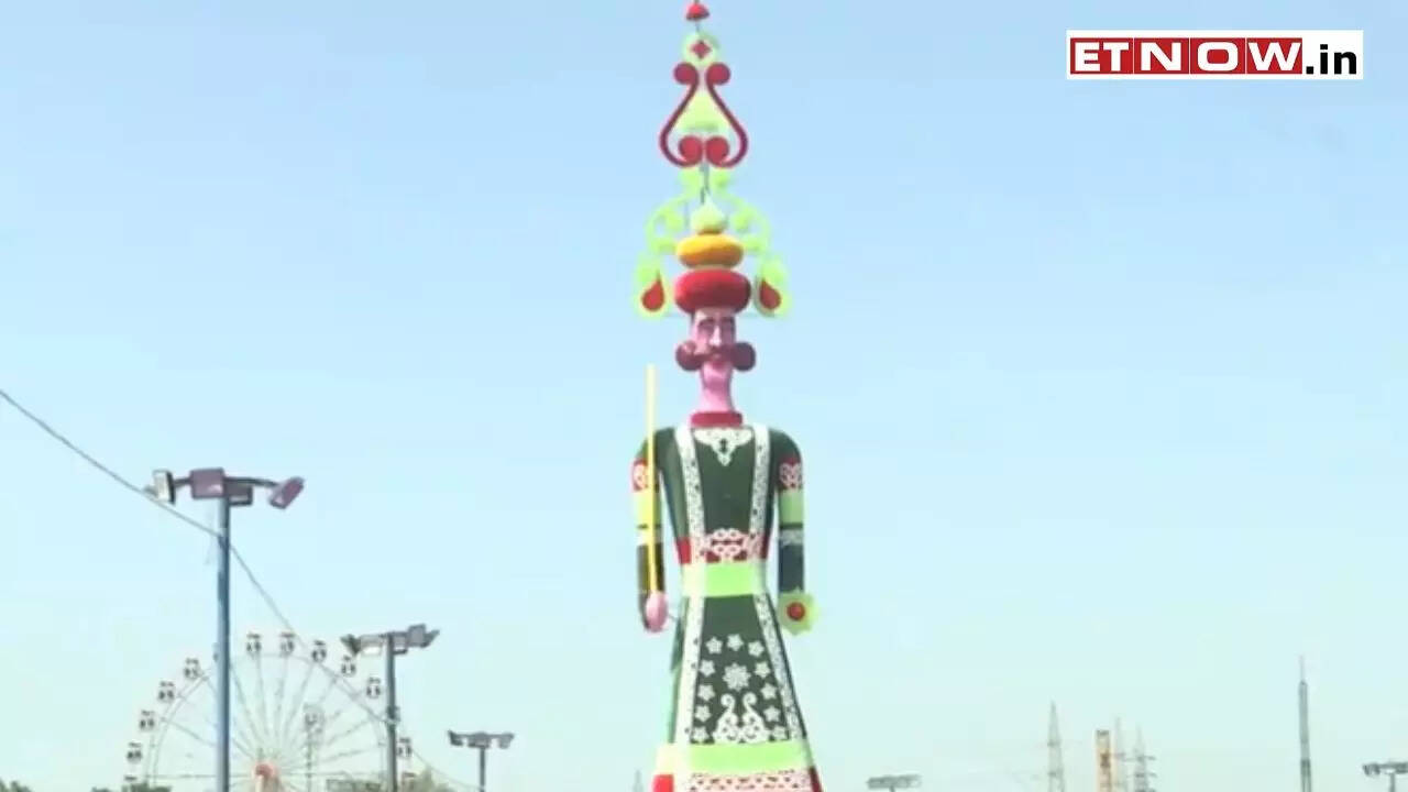 India’s tallest Ravan 2024: Taller than 92-foot Ayodhya Ram Mandir ...