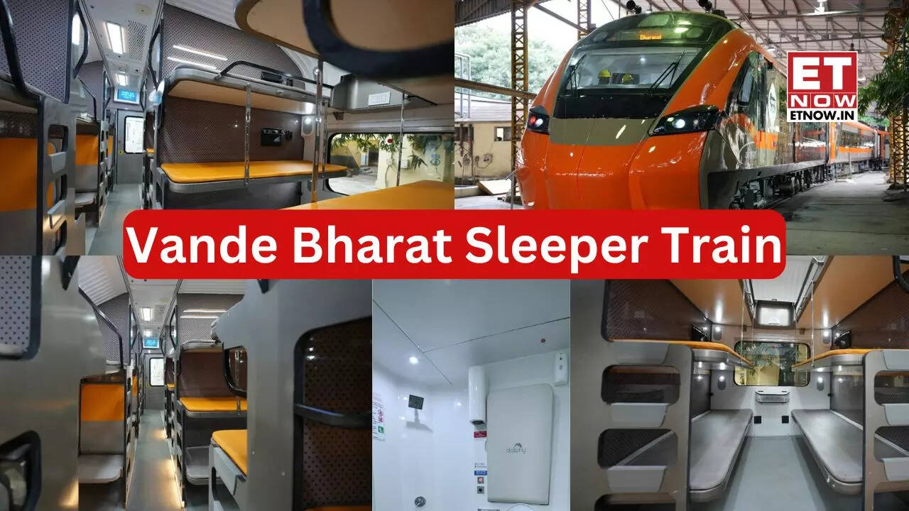 Vande Bharat Sleeper Train Inside PHOTOS: 1st look of 1AC, 2AC, 3AC coaches