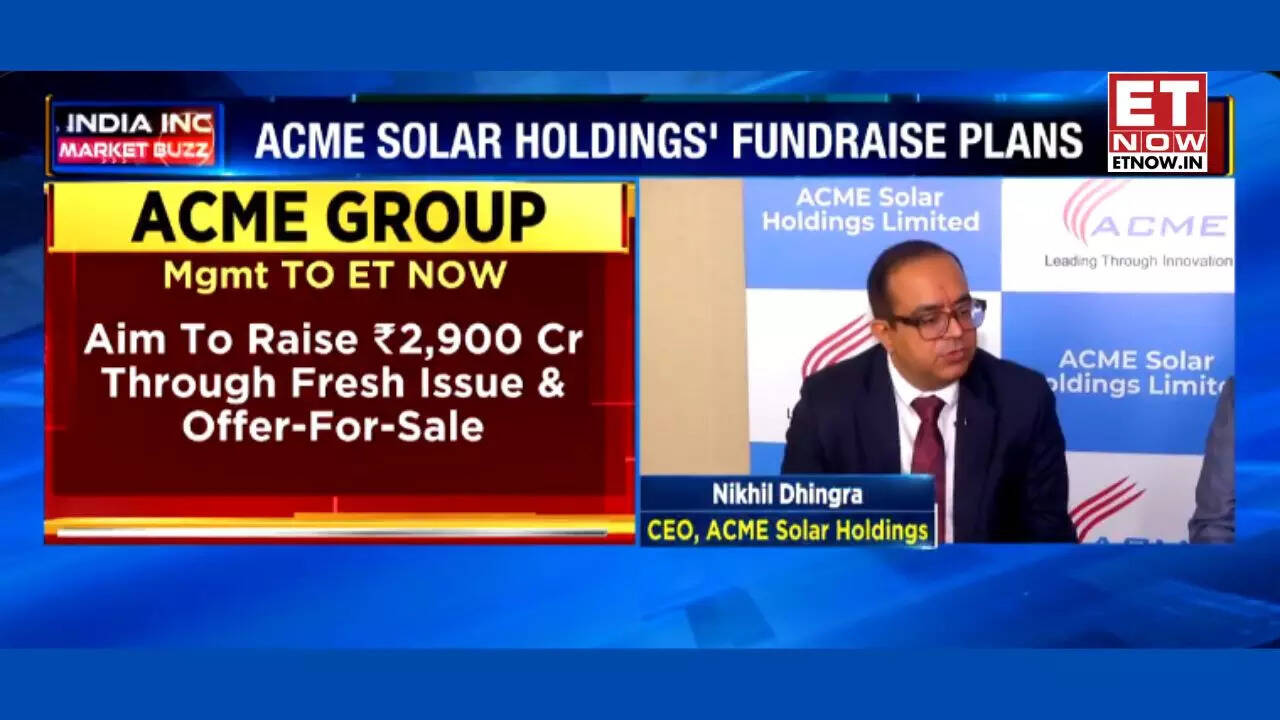 ACME Solar Holdings Rs 2900 crore IPO: Price band fixed! Founder and CEO reveal company’s ...