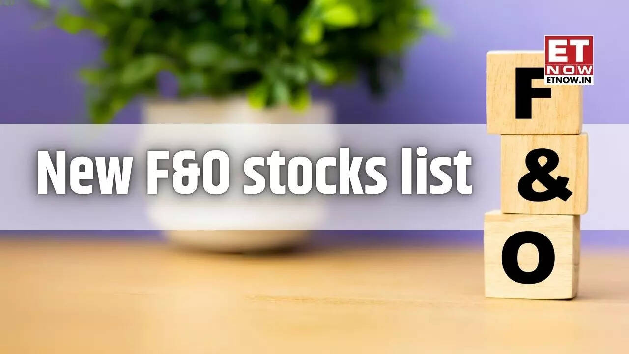 New F&O stocks list 2024 NSE, lot size - Latest update - Markets | ET Now