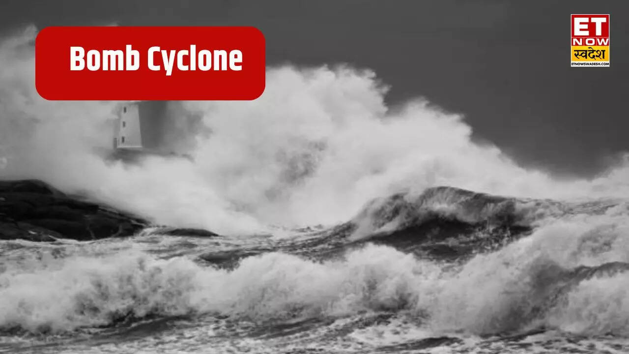 Bomb cyclone: अमेरिका में बढ़ रहा बड़ा खतरा - Bomb Cyclone Arrives At ...