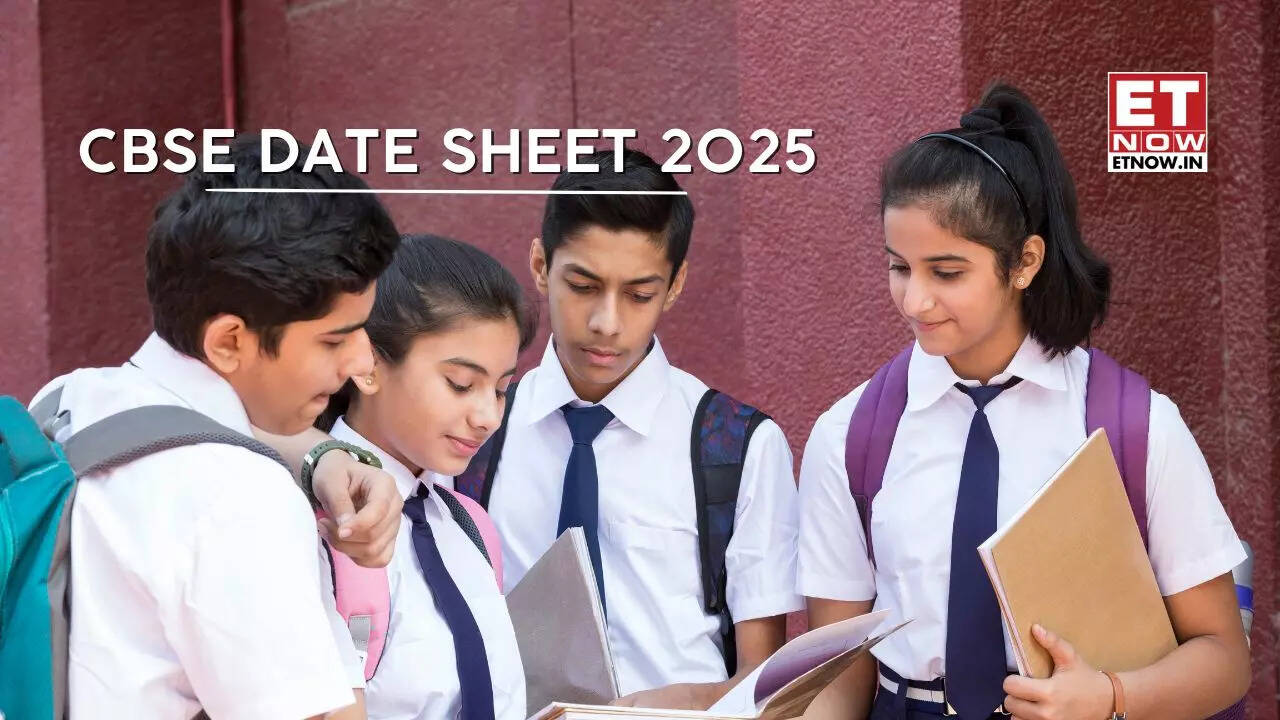 CBSE Date Sheet 2025: Board exam schedule for Class 10, 12 students ...