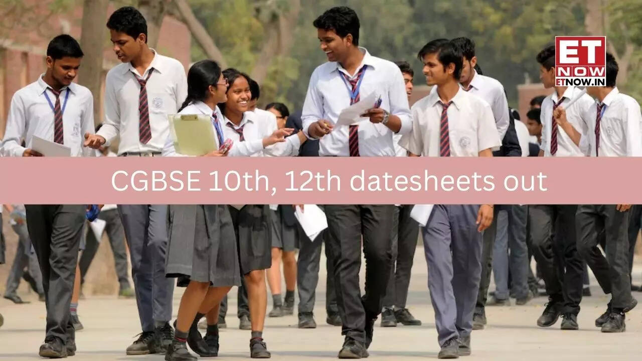 Chhattisgarh Board CGBSE 10th, 12th exams 2025 schedule released; HS ...
