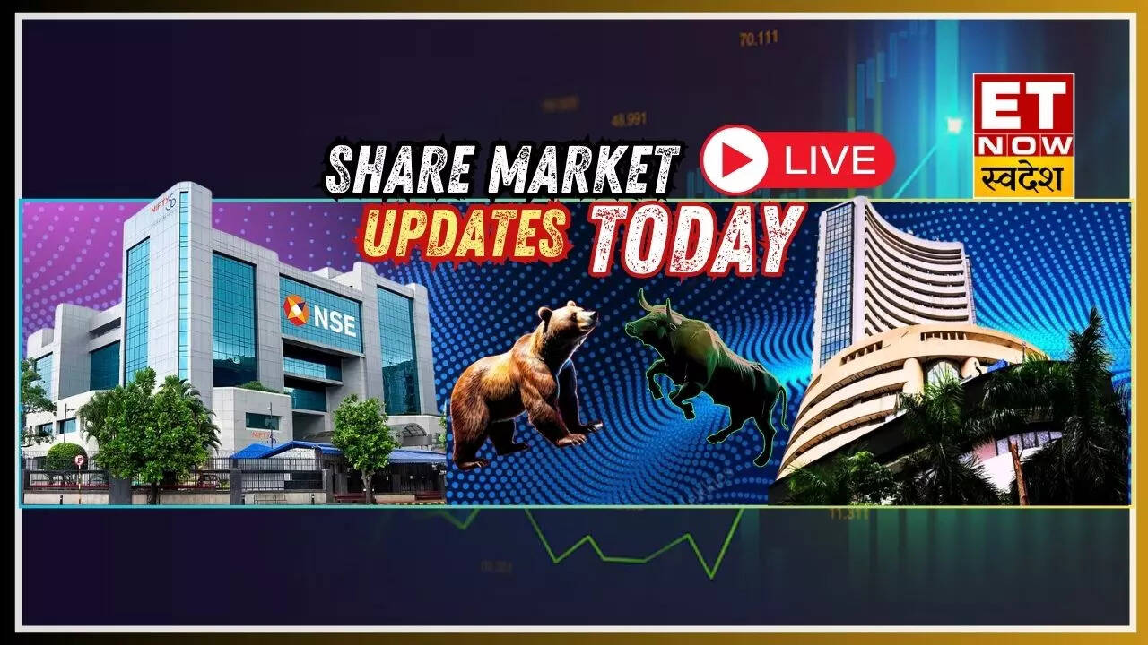 Stock Market Today LIVE Updates : Sensex फिर लाल निशान में! Nifty 24500 ...