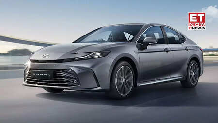 Toyota Camry Hybrid EV unveiled by Toyota Kirloskar Motor Check price safety and other specification Auto ET Now