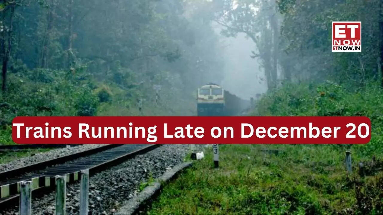 Train Running Late Today: 13 trains delayed due to foggy weather in ...