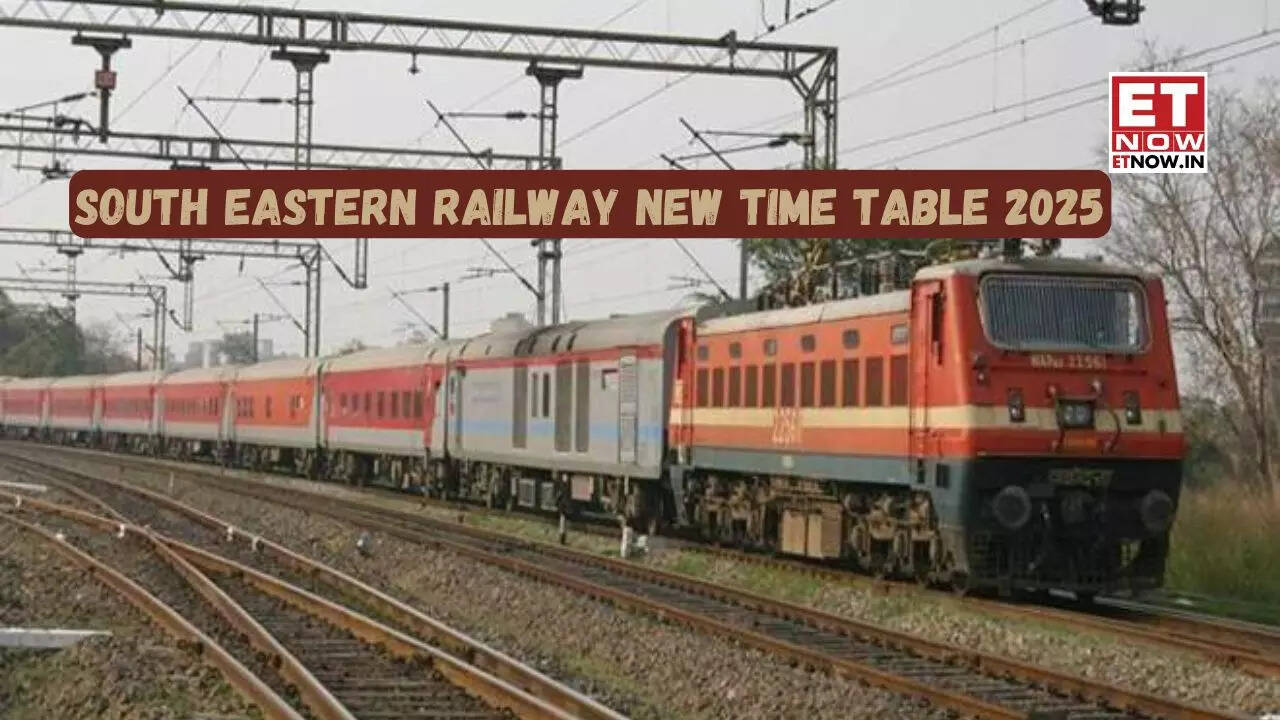 Indian Railways New Time Table 2025: South Eastern Railway revises ...