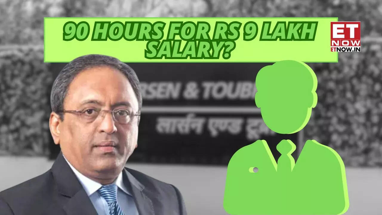 90 hours/week for just Rs 9 lakh salary? L&T Chairman SN Subrahmanyan took home 535 times more ...