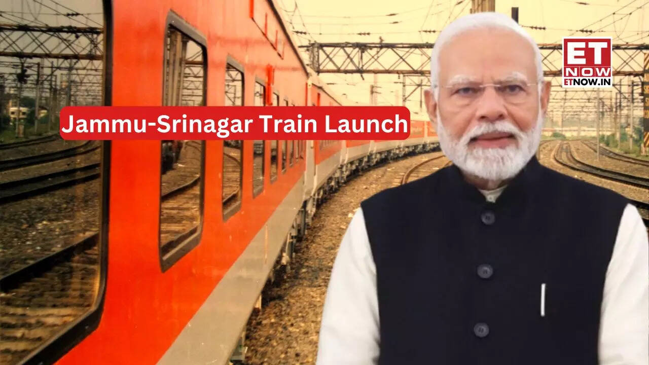 Jammu to Srinagar train launch: PM Modi to flag off soon - check launch ...