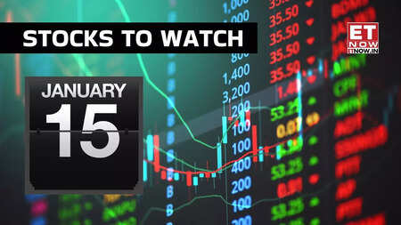 Stocks To Watch Today Jan 15 IRFC Adani Green BSE Premier Energies HDFC Life Markets ET Now