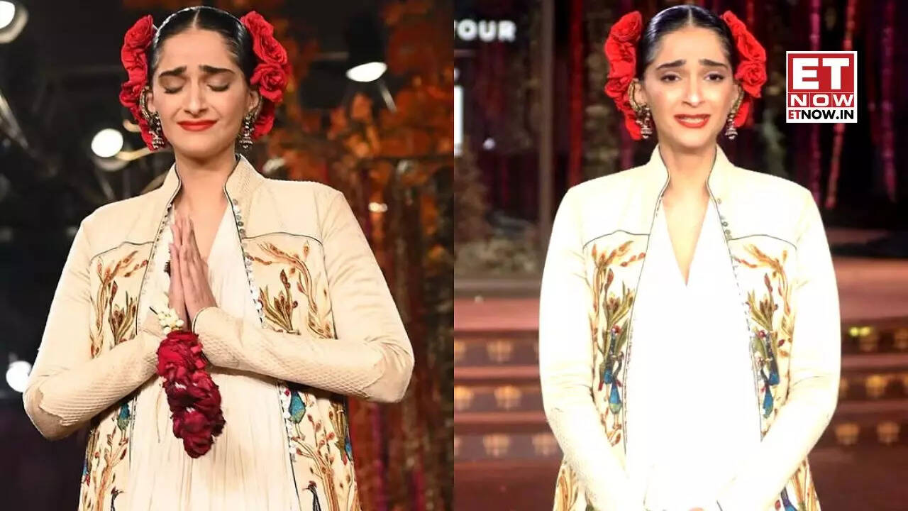 Rohit Bal Tribute: Sonam Kapoor breaks down during ramp walk at FDCI x ...