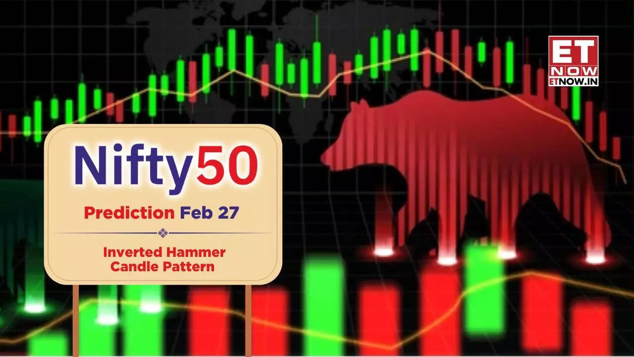 Nifty Prediction Tomorrow For 27 Feb: Inverted hammer candle pattern on chart; Trading view ...