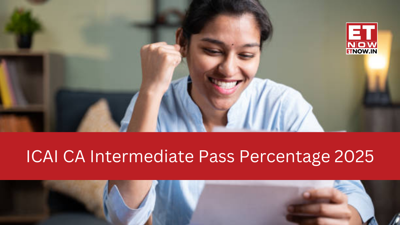 ICAI CA Intermediate Pass Percentage 2025: 14.17% pass in Group I, 22. ...