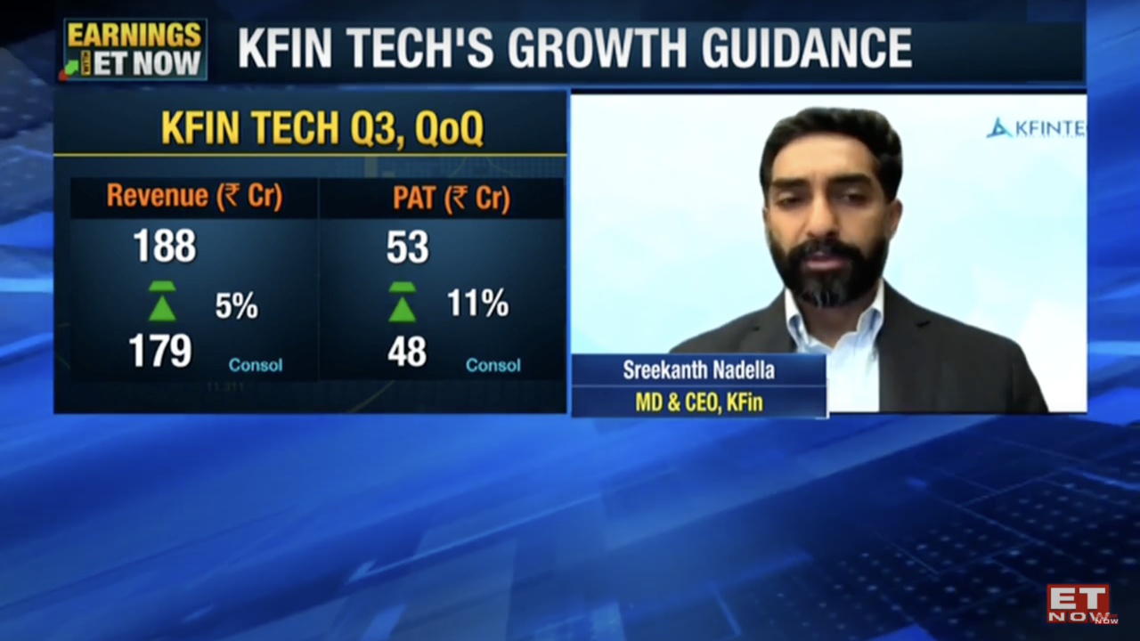 Kfintech: KFintech Quarterly Results: MD Sreekanth Nadella discusses ...