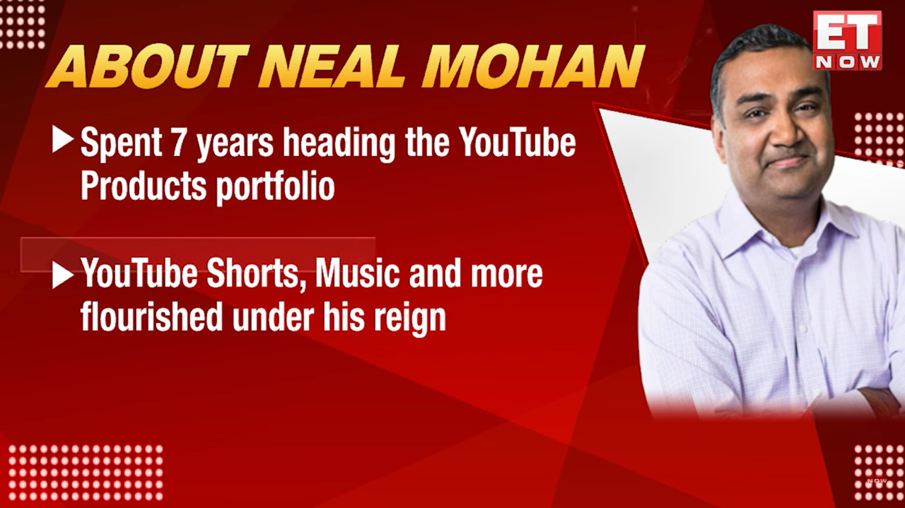 Who Is Neal Mohan? All You Need To Know About New Indian Origin YouTube CEO | Companies News, ET Now