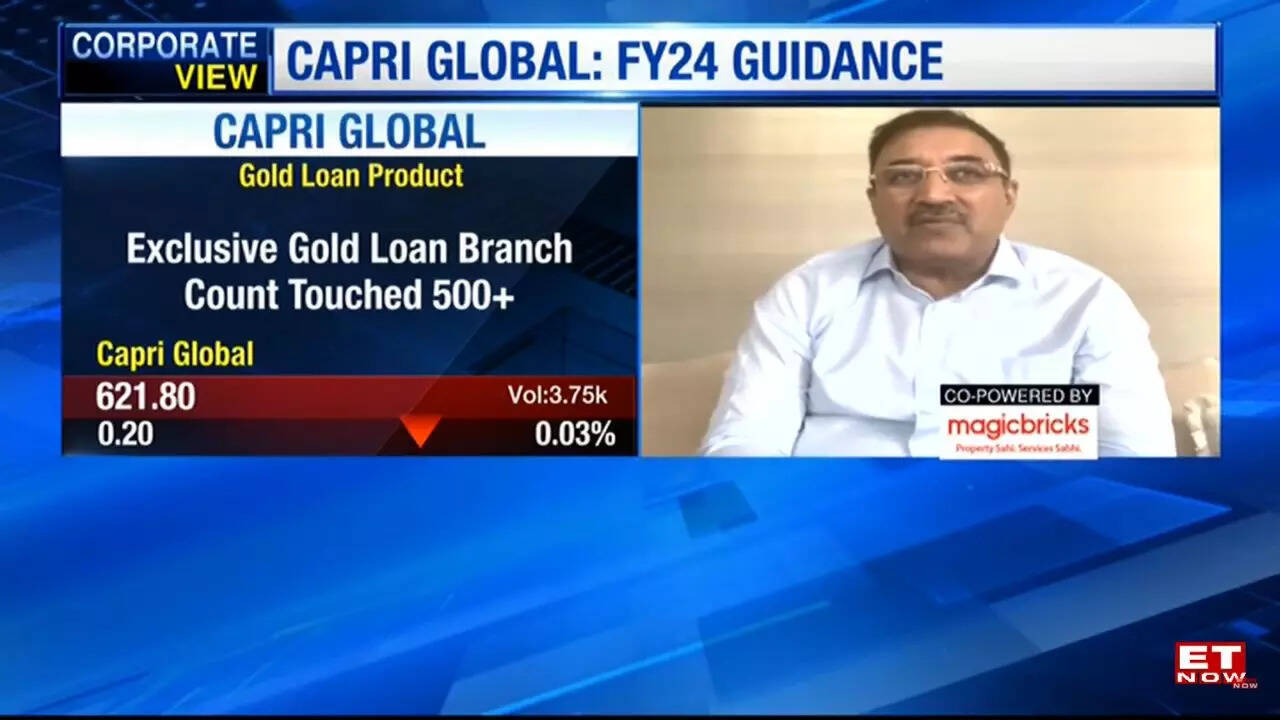 Rajesh Sharma: Capri Global Capital Ltd's FY24 target is Rs 2,000 crore, says Founder Rajesh ...