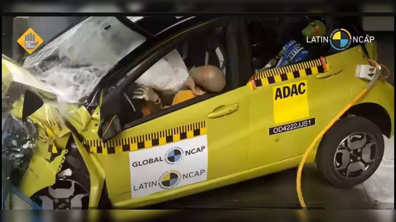 CRASH TEST VIDEO: This EV had got zero stars - WATCH why this car got ...