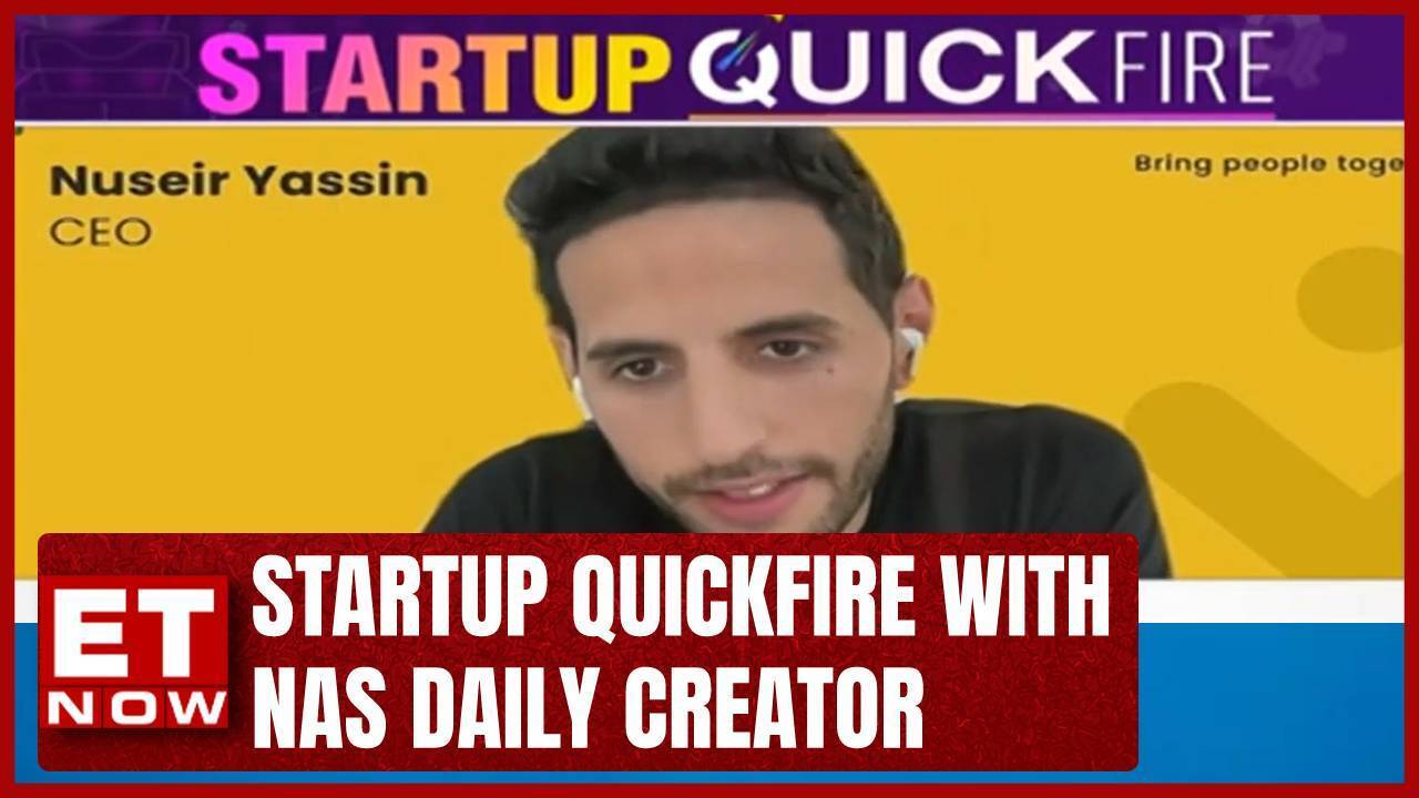StartUp QuickFire With Nas Daily Creator Nuseir Yassin | ET Now | Videos News, Times Now