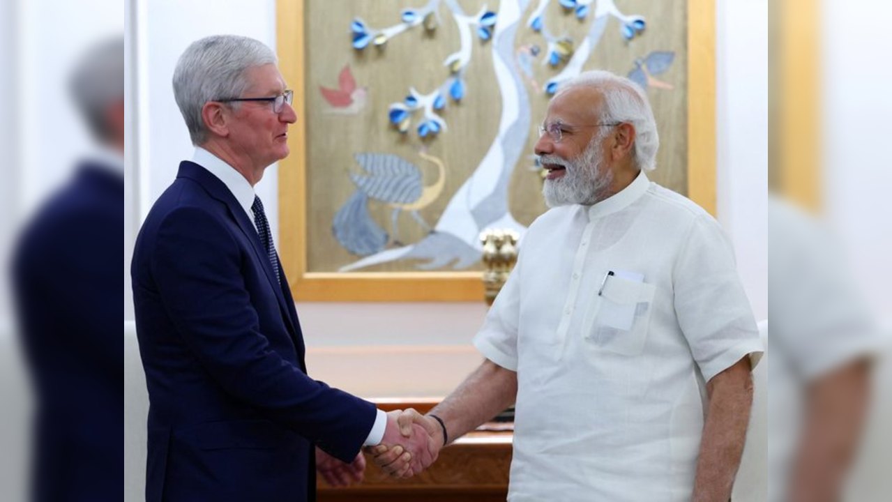 Apple CEO Tim Cook meets PM Modi, says 'committed to growing and ...